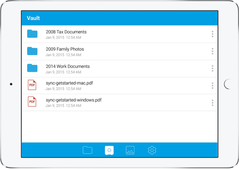 Keep your Files Safe with Sync Vault