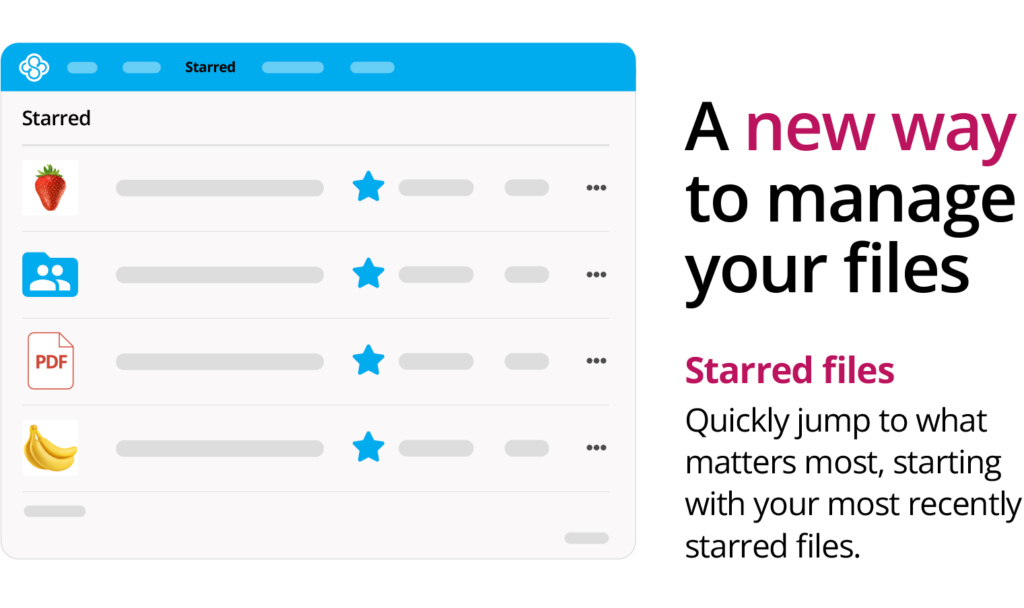 Introducing Starred Files, a Shortcut to Your Most Important Work
